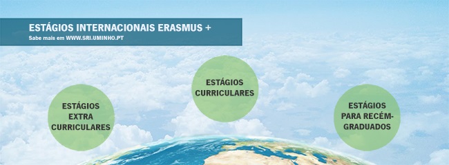 Candidaturas aos Estágios Internacionais Erasmus+